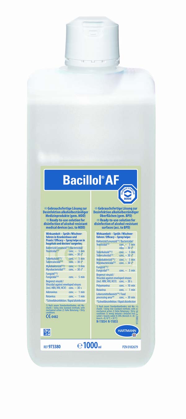 GHV-SHOP - Bacillol AF Lösung 1000 ml-Flasche (1 Stück)